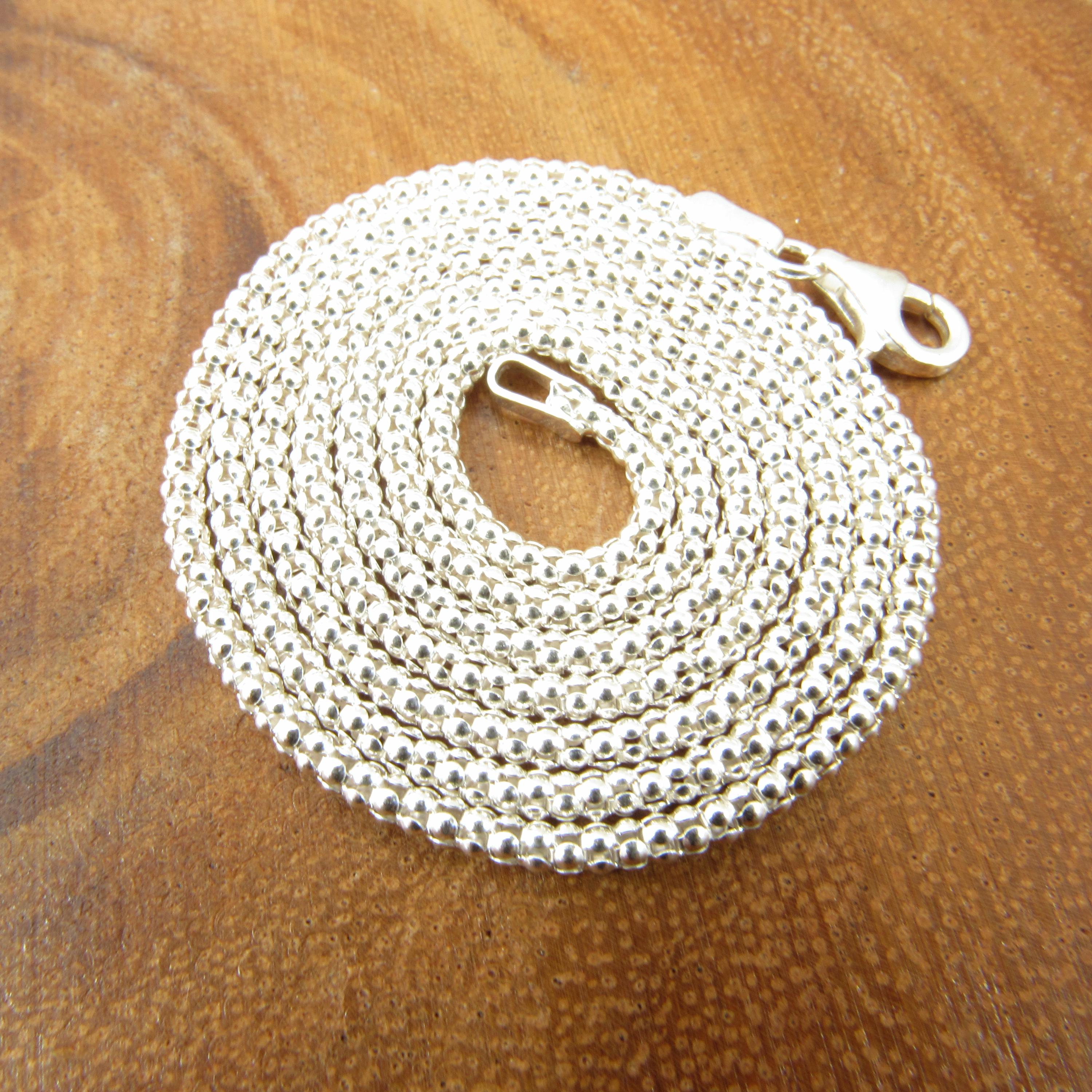 Italian Coral Necklace Kezef Sterling Silver Oxidized Necklace 18 Inch ...