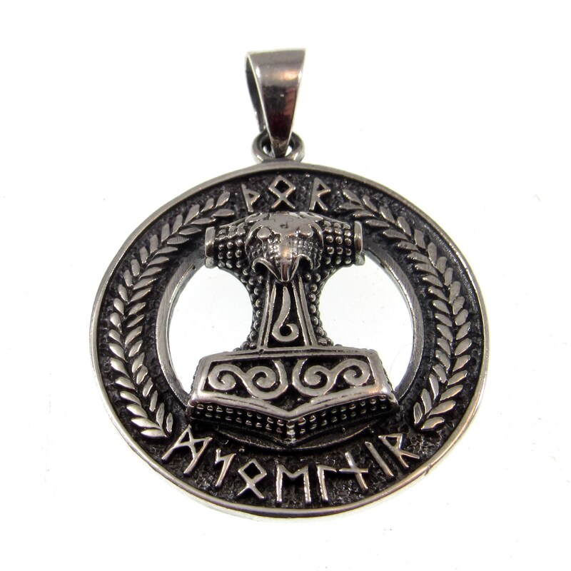 Thors Hammer Pendant - Etsy
