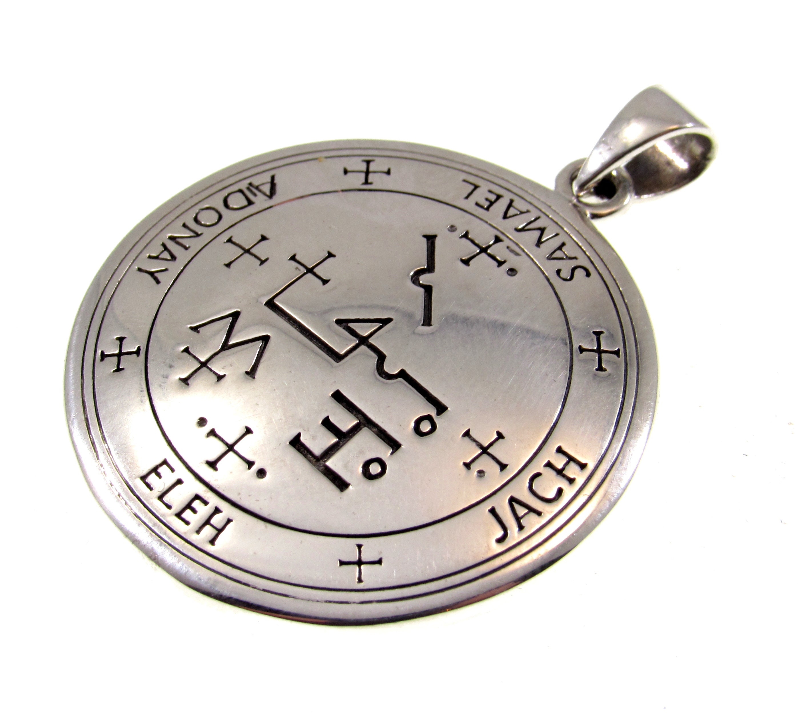 Sigil of the Archangel Samael Seal of King Solomon Handcrafted Solid ...