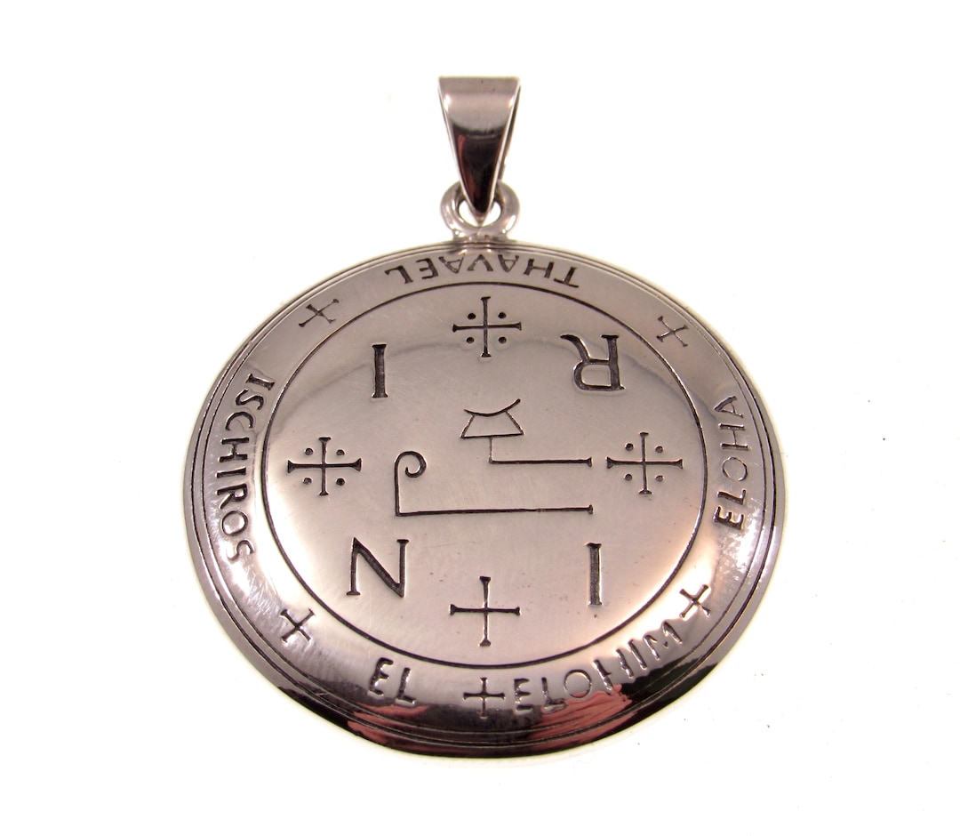 Sigil of the Archangel Thavael Pendant, Seal of King Solomon ...