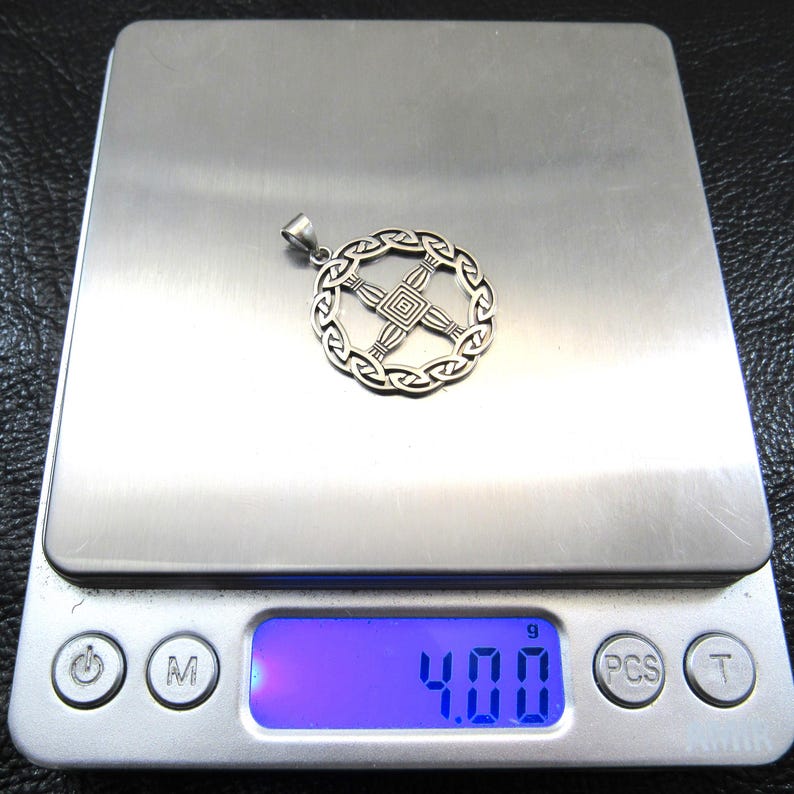 Solid 925 Sterling Silver Brigid’s Cross Pendant - Celtic Protection ...