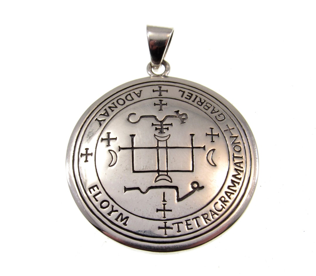 Sigil of the Archangel Gabriel Seal of King Solomon Handcrafted Solid ...