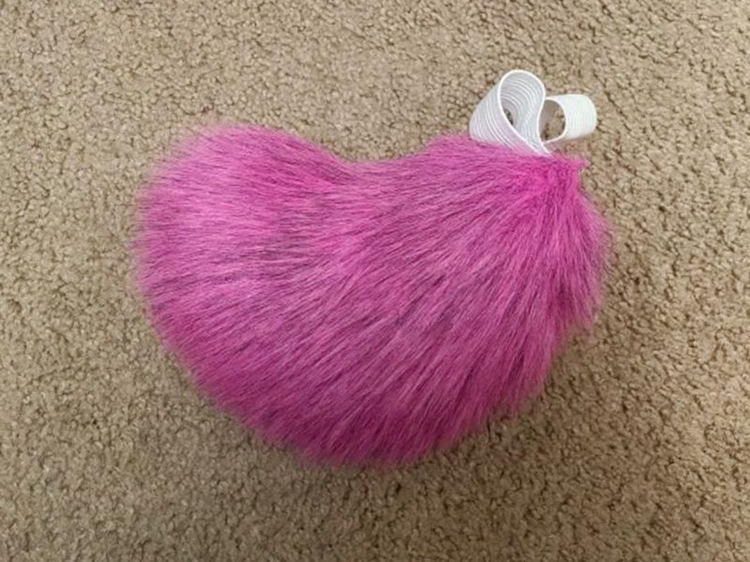Electric Pink Mini Fursuit Nub Tail - Etsy