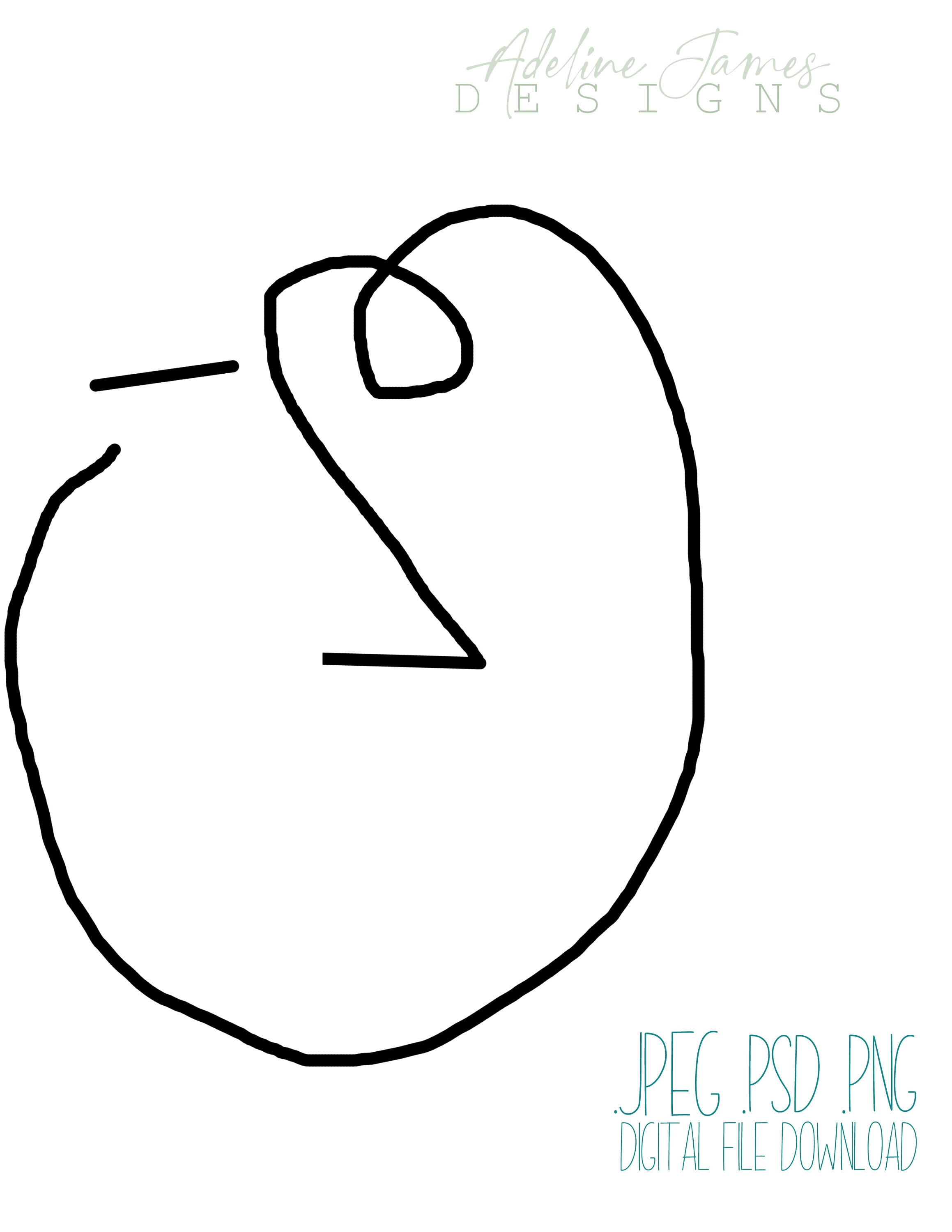 Scribble Faces Digital Artwork Download (one Digital Image) - Etsy