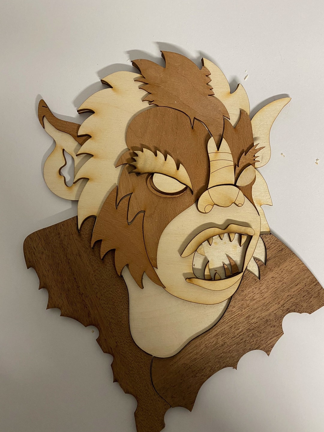 Wooden Werewolf - Etsy