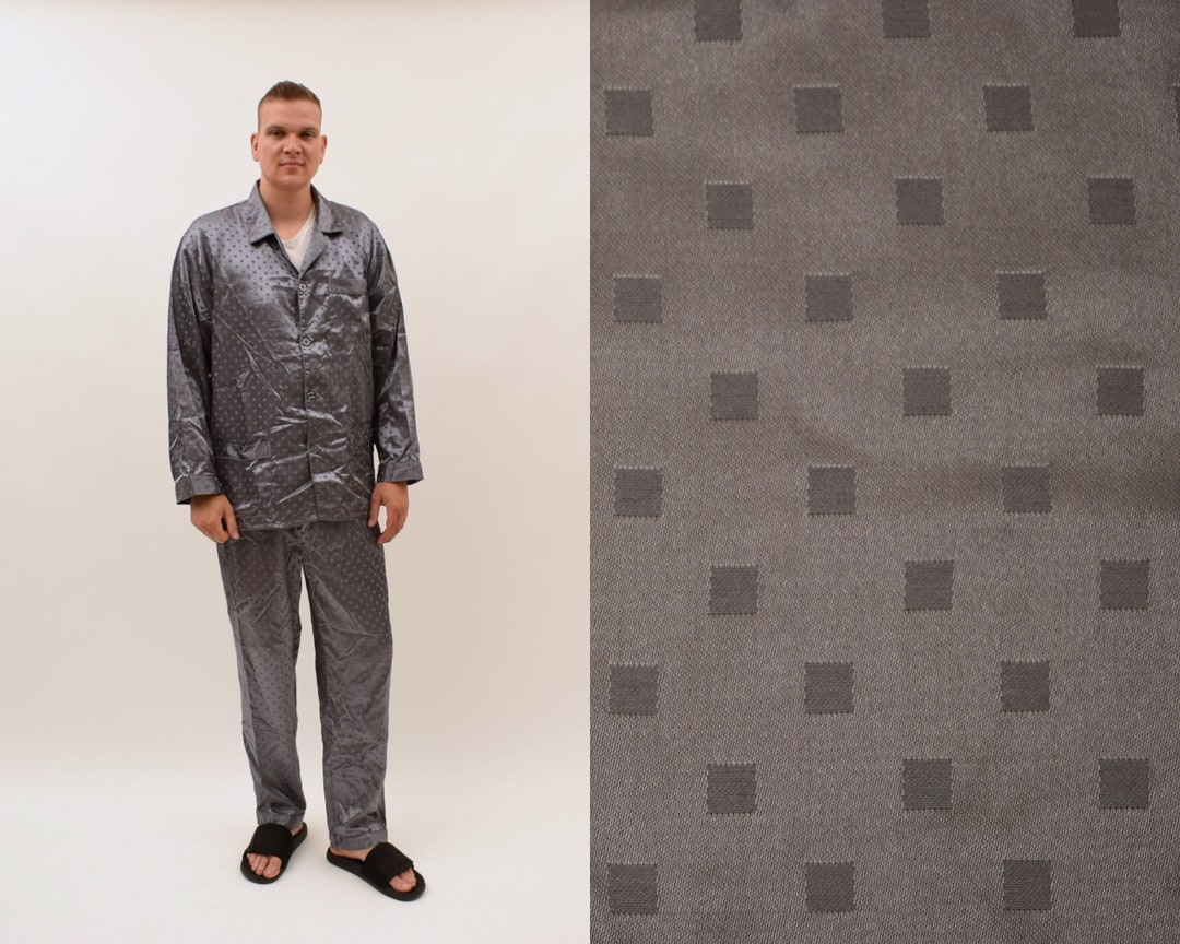Vintage Checked Pajama Set With Tag / Mens Size EU 52 UK 42 L / Man ...