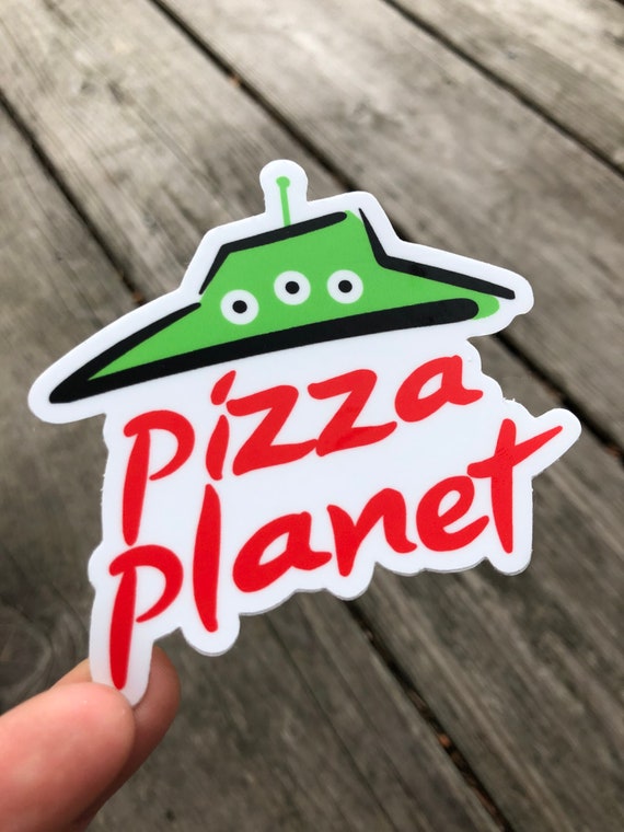 Pizza Planet Sticker Disneyland Disney World Vinyl Sticker Toy Story ...