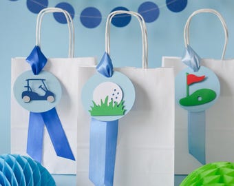 Golf Goodie Bags, Golf Party Favor Bags, Hole in One Birthday, Golf ...