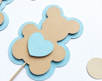 Teddy bear cake topper | Etsy