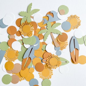 Surf Confetti, the Big One Surfboard Birthday Decorations, Surf Beach ...