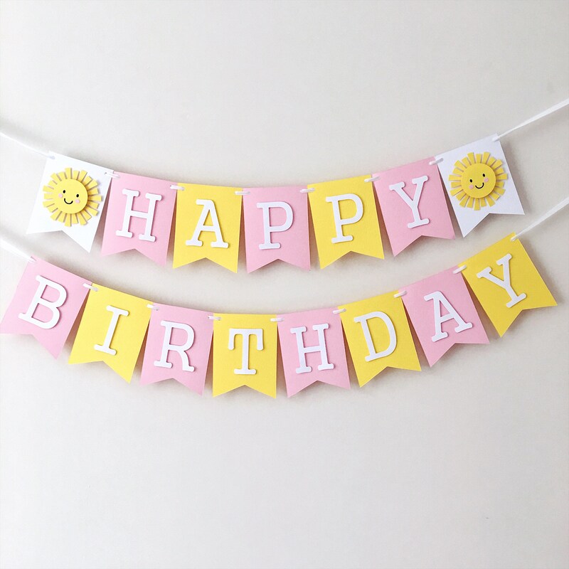 Sunshine Banner - Etsy
