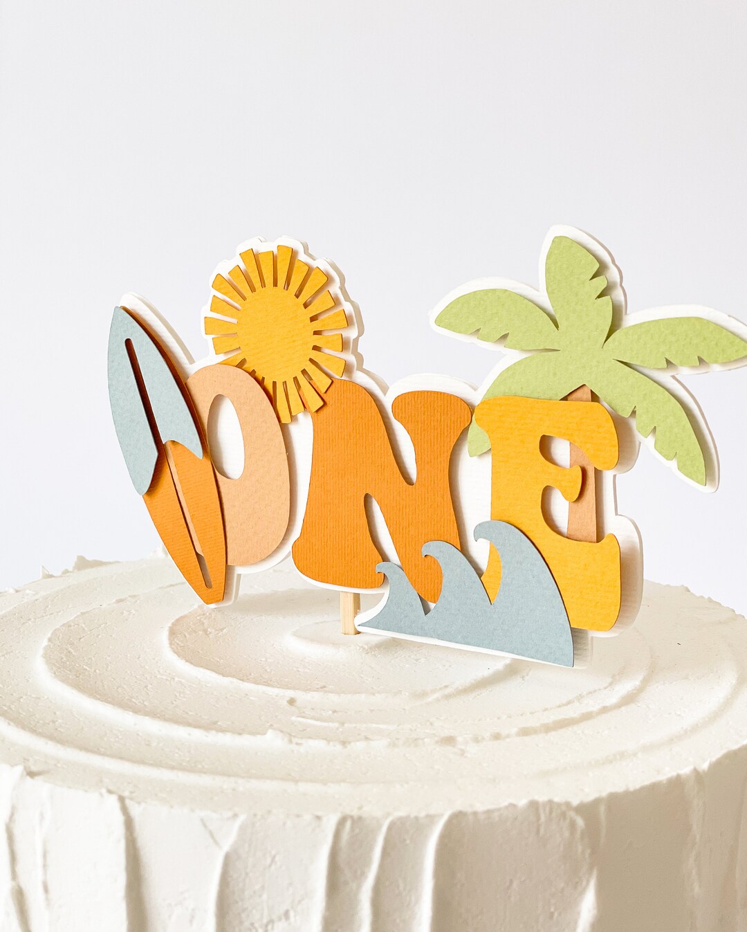 The Big One Cake Topper, Surf 1st Birthday, Wave Beach Cake Topper - Etsy