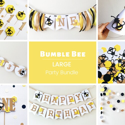 Bumble Bee Theme Headband Birthday Party Favors Supplies Decor - Etsy
