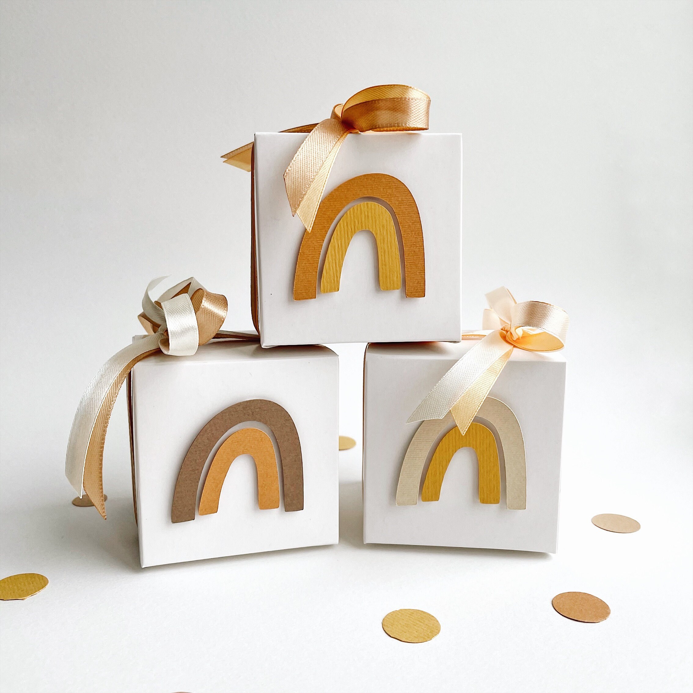 Party Favors & Games Boho Rainbow favor boxes boho rainbow goodie box ...