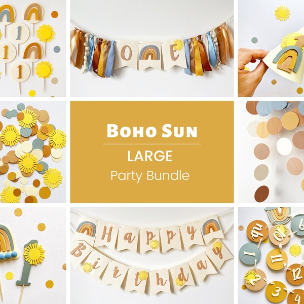 Sun Boho Party Decor - Etsy
