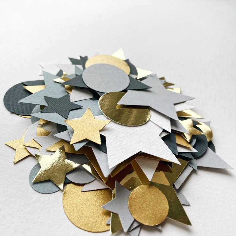 First Trip Around the Sun Confetti - Outer Space Birthday Party Decor ...