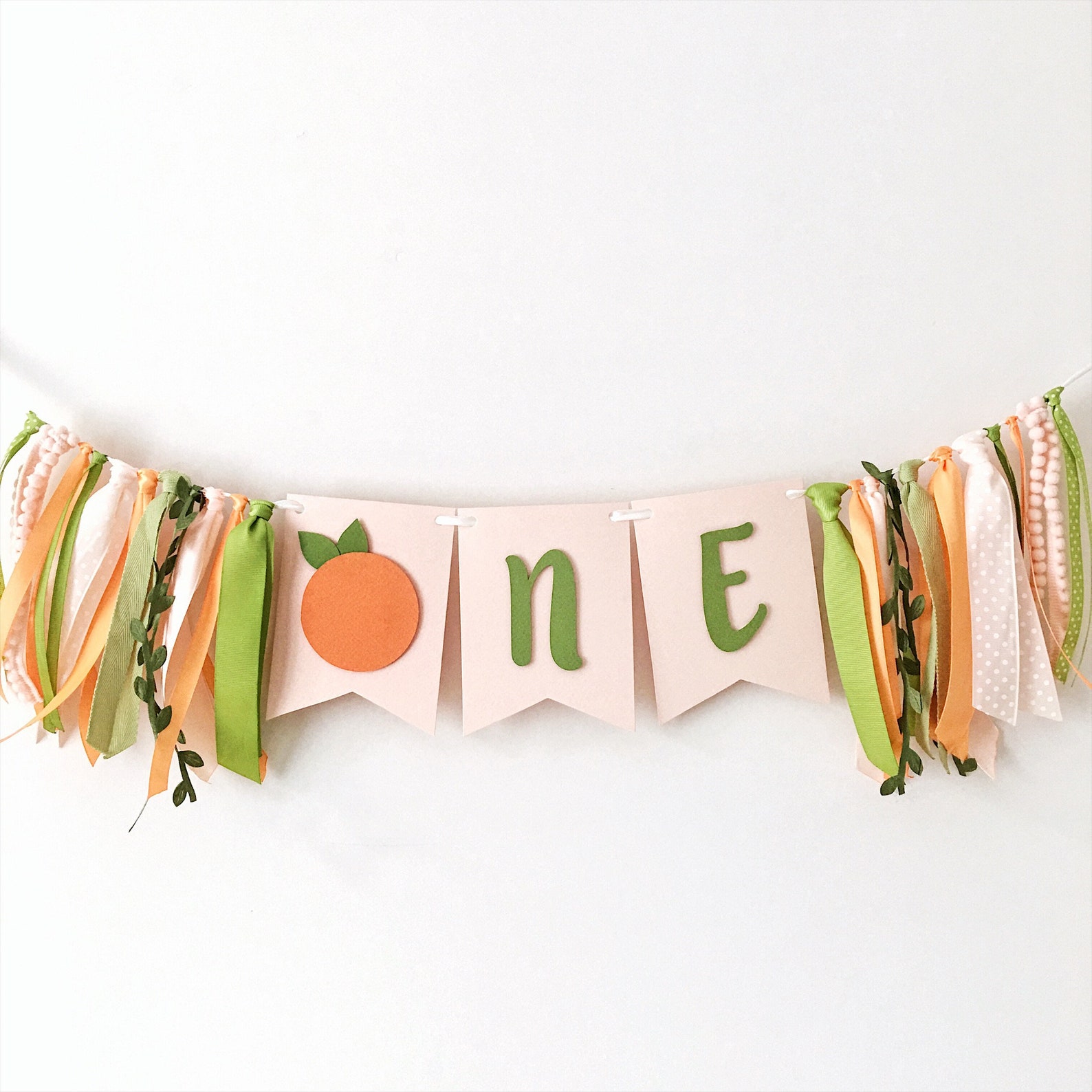 Little Cutie One High Chair Banner Clementine 1st Birthday | Etsy