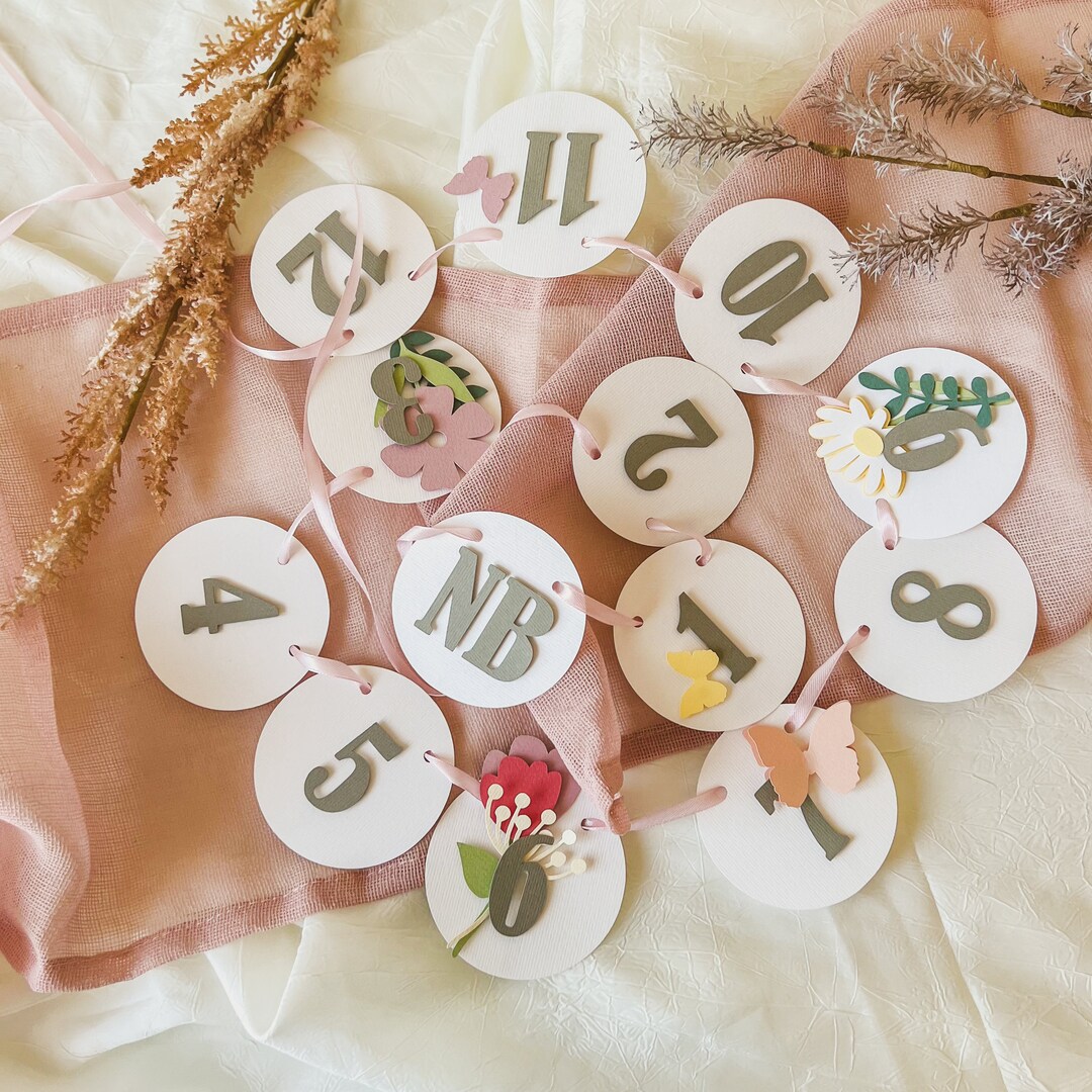 Wildflower Monthly Photo Banner, She is a Wildflower Sign, Wild and ...