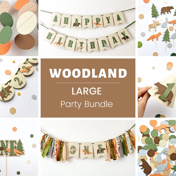 Woodland Birthday - Etsy