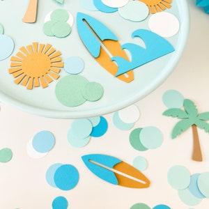 Surf Confetti, the Big One Surfboard Birthday Decorations, Surf Beach ...
