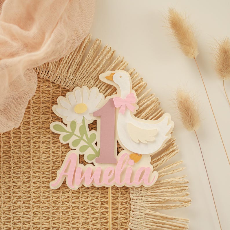 One Silly Goose Cake Topper, Goose 1st Birthday Decorations - Etsy Canada