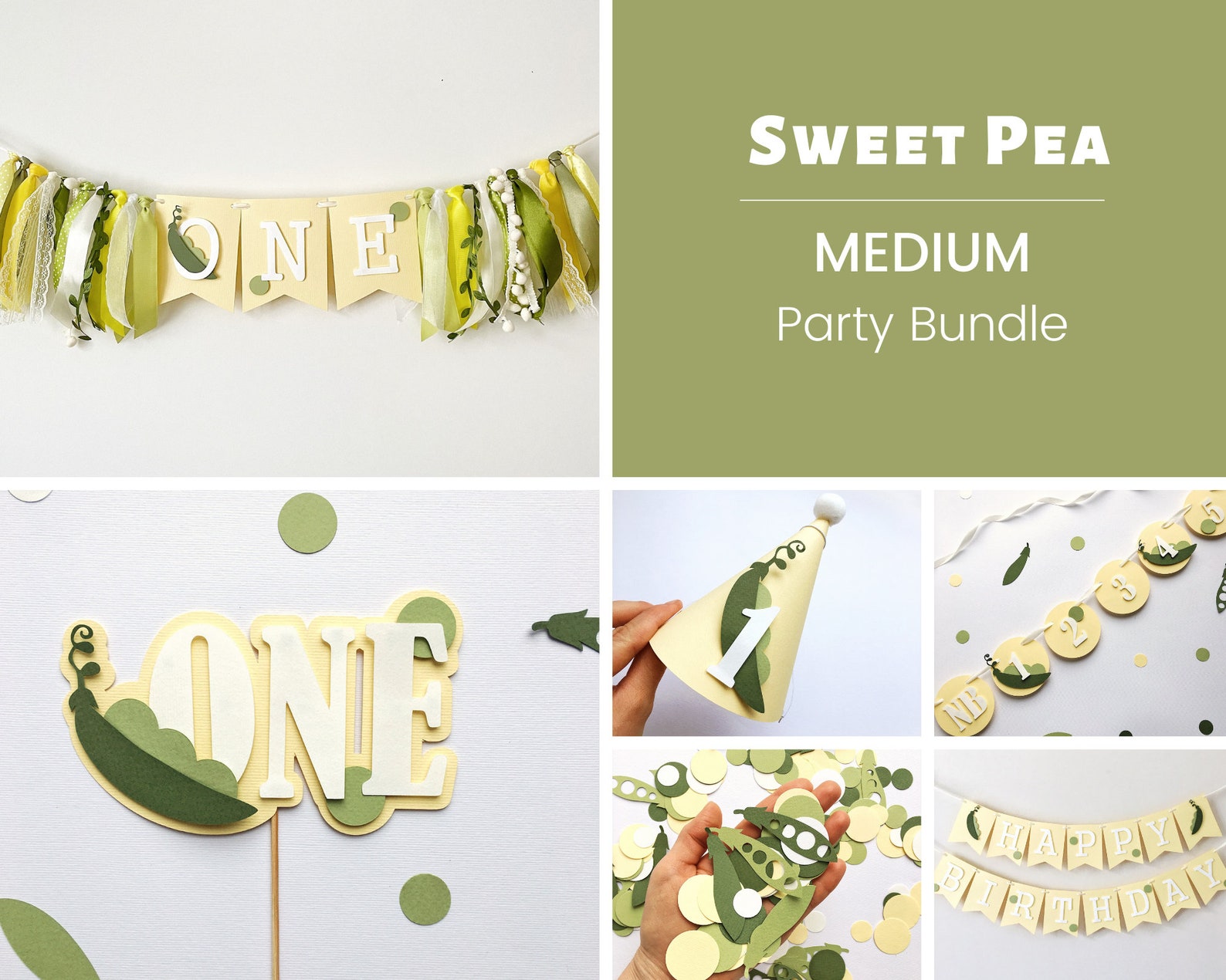 Sweet Pea Birthday, 1st Birthday Bundle, Sweet Pea Party, Sweet Pea ...