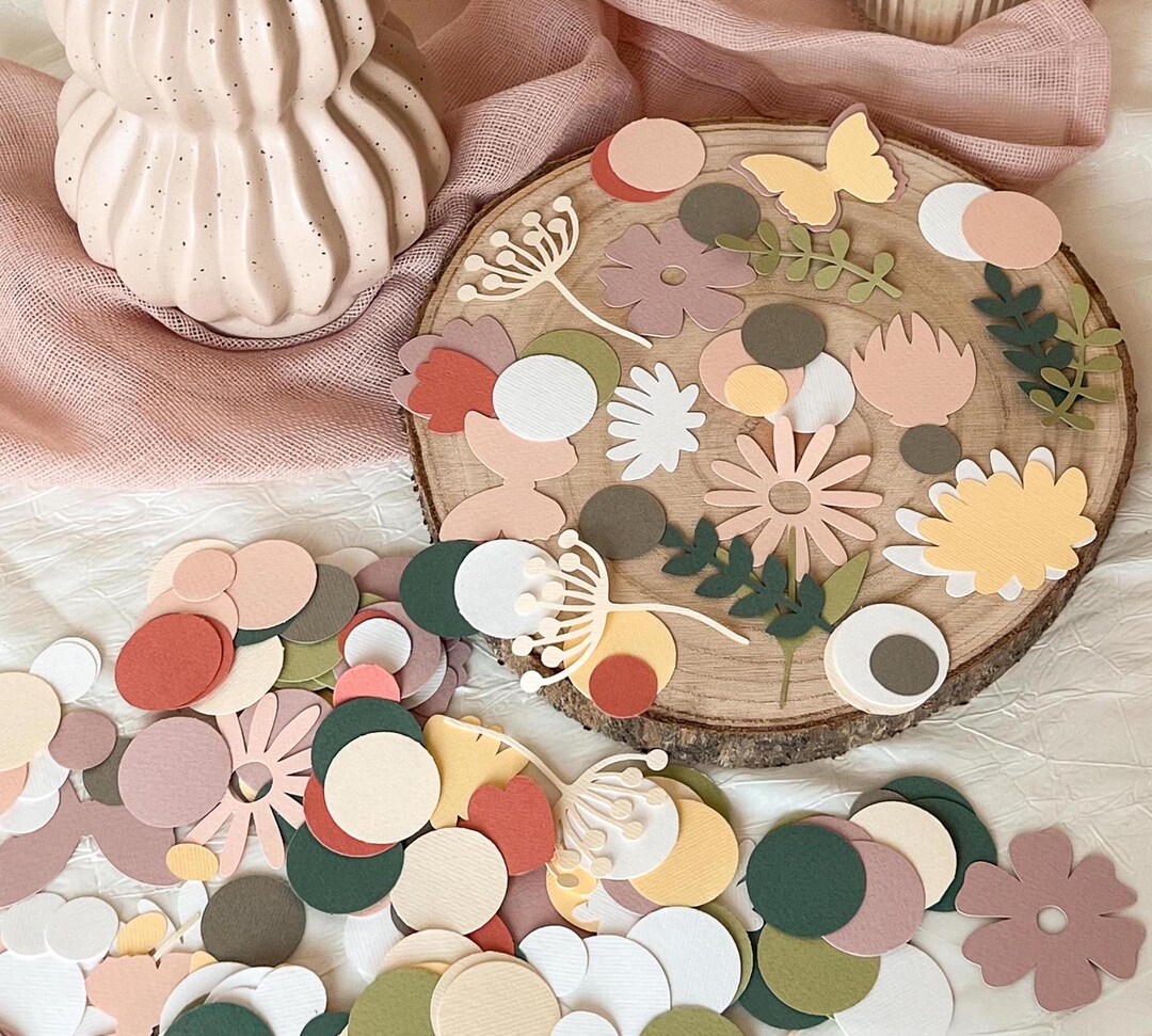 Wildflower Confetti, First Wildflower, Baby Shower Decorations, Wild ...