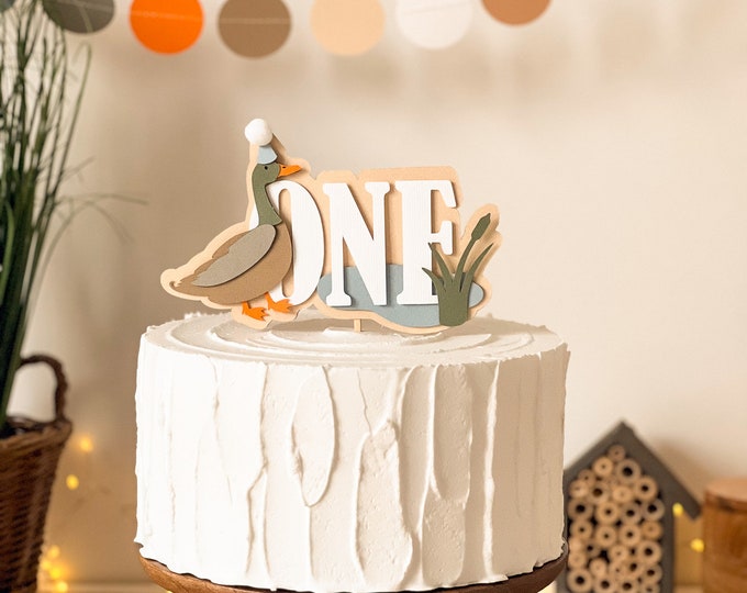 Duck Cake Topper/farm Party Cake/farm Animal Cake Toppers/party Animals ...