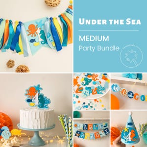 Under the Sea Birthday Party Decor - Ocean Animal Bundle - Etsy