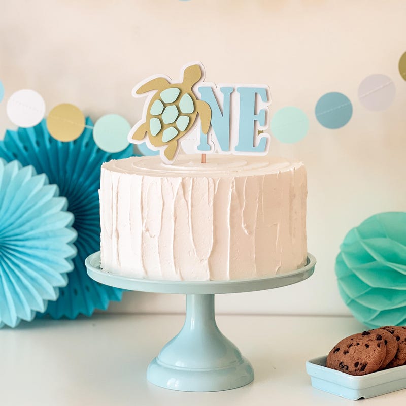 Turtle Cake Topper - Etsy