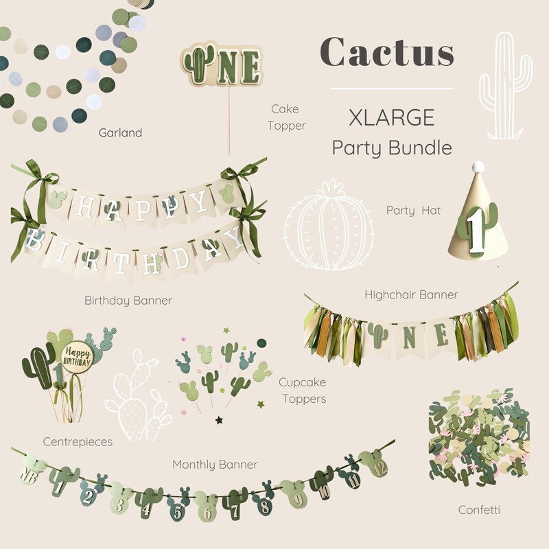 Cactus Theme Party - Etsy