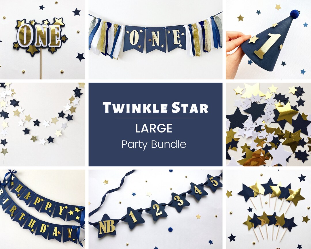 Twinkle Twinkle Little Star 1st Birthday Party Bundle - Etsy