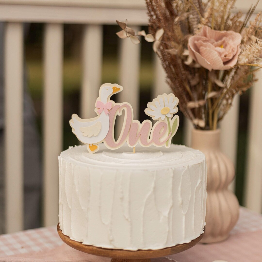 One Silly Goose Cake Topper, Goose 1st Birthday Decorations - Etsy Canada