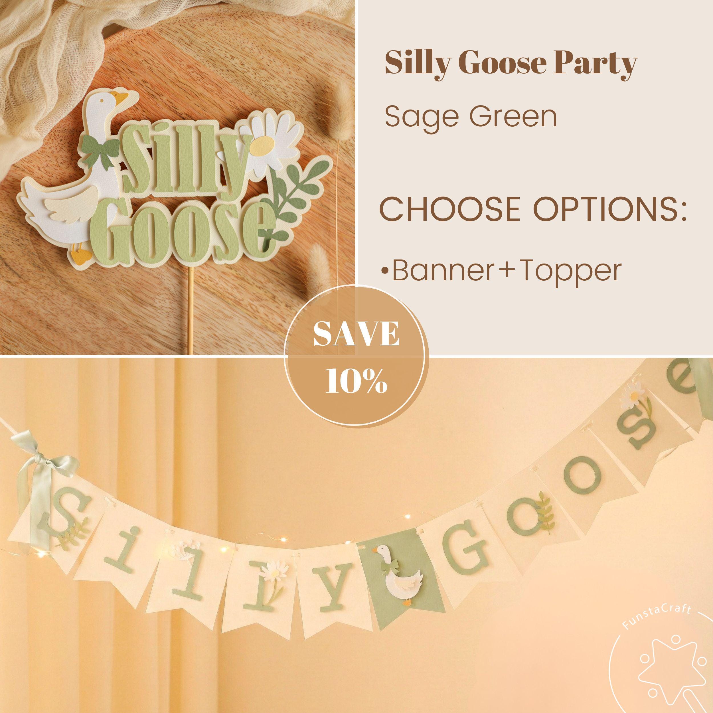 Silly Goose Banner - Baby Shower Decorations RTS - Etsy