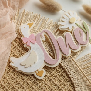 One Silly Goose Cake Topper, Goose 1st Birthday Decorations - Etsy