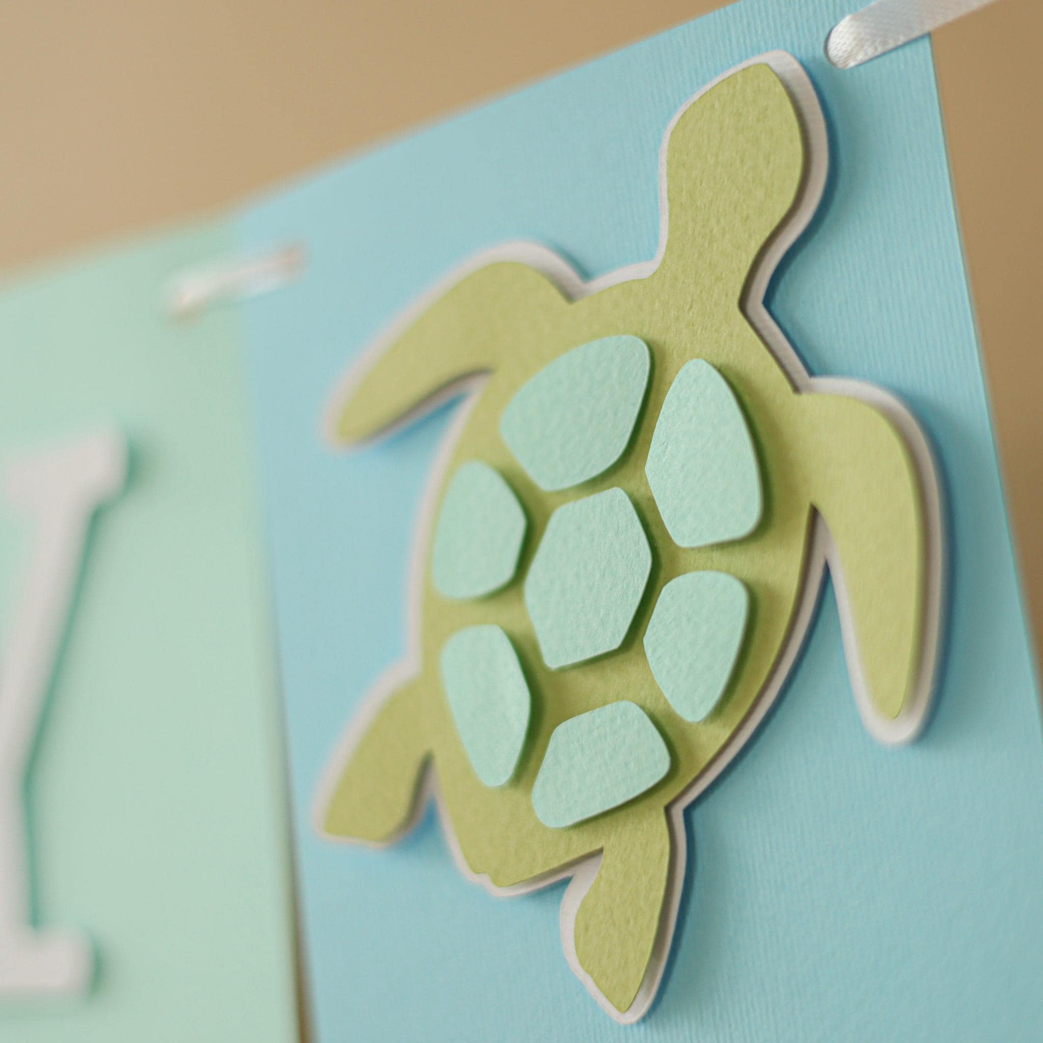 Sea Turtle Birthday Banner - Under the Sea, Turtley Two Party Decor - Etsy