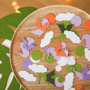 Dragon Confetti, Fantasy Themed Party, Dragon Birthday, Fairy Tale Baby ...