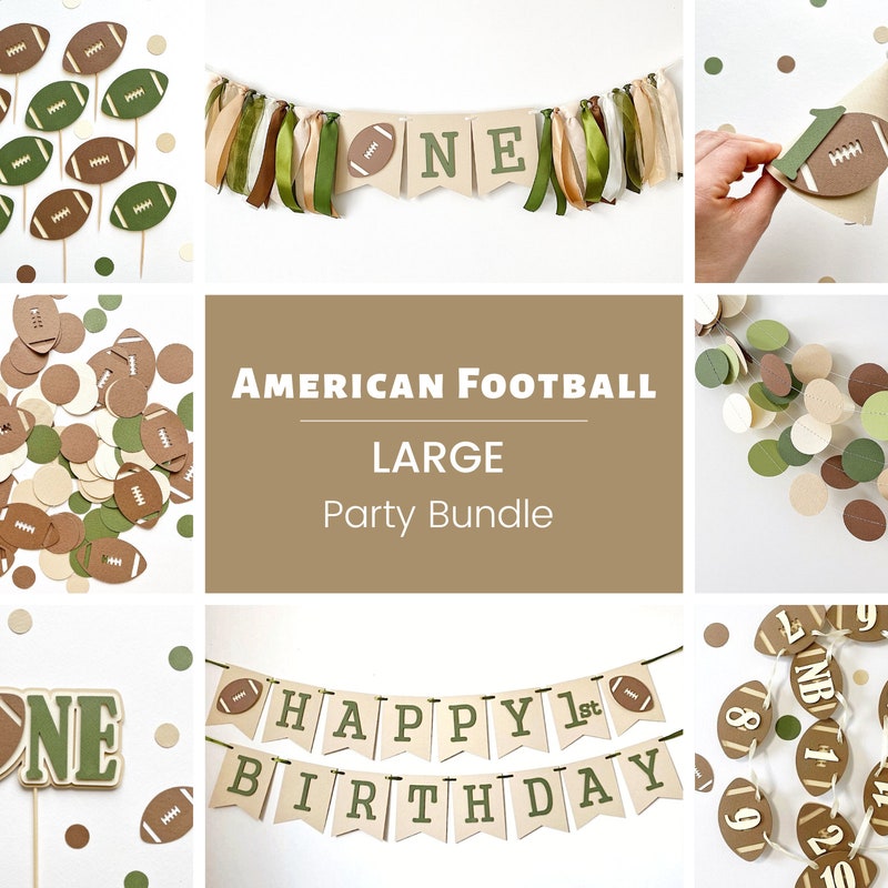 First Down Birthday Party - Etsy