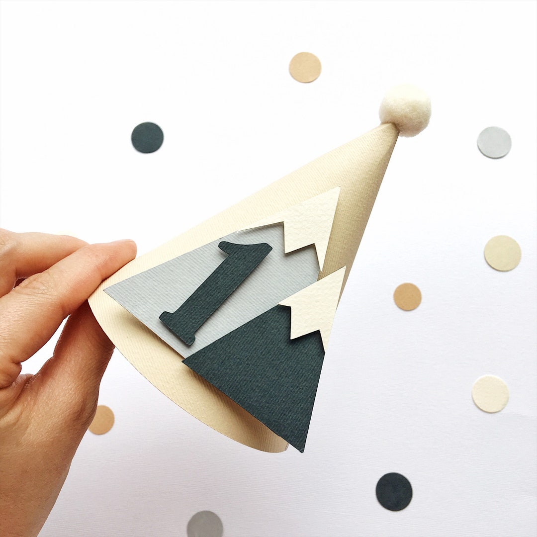 Mountain One Party Hat Adventure Awaits Birthday Decorations - Etsy