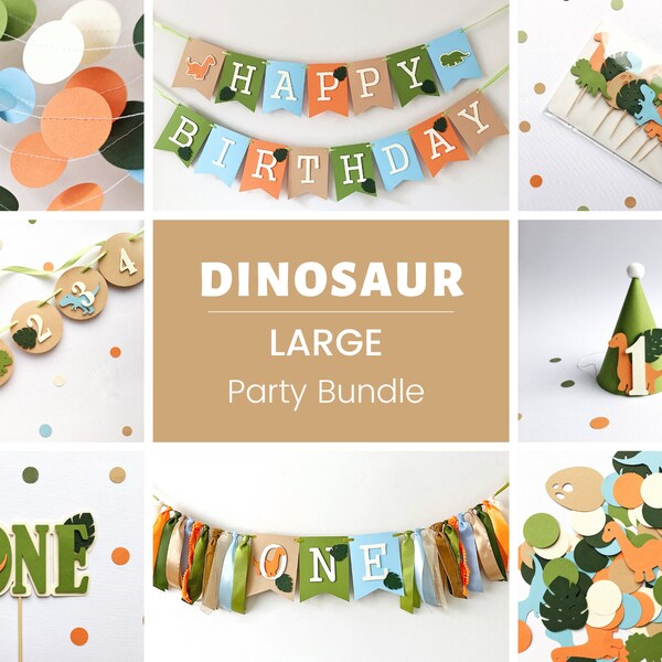 Dinosaur First Birthday - Etsy