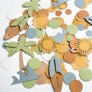 Surf Confetti, the Big One Surfboard Birthday Decorations, Surf Beach ...