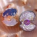 Pearl Sea Shell Enamel Pin navy Variant Lapel Pin Full - Etsy