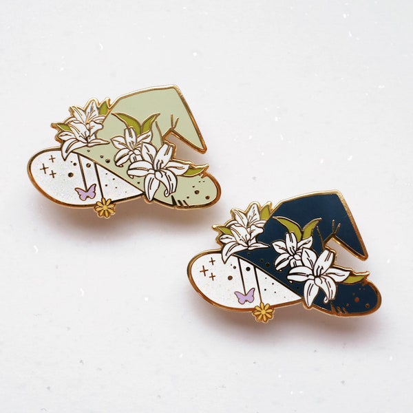 Witch Hat Enamel Pin - Etsy