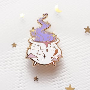 Magic Cauldron Enamel Pin white Variant Hard Enamel - Etsy