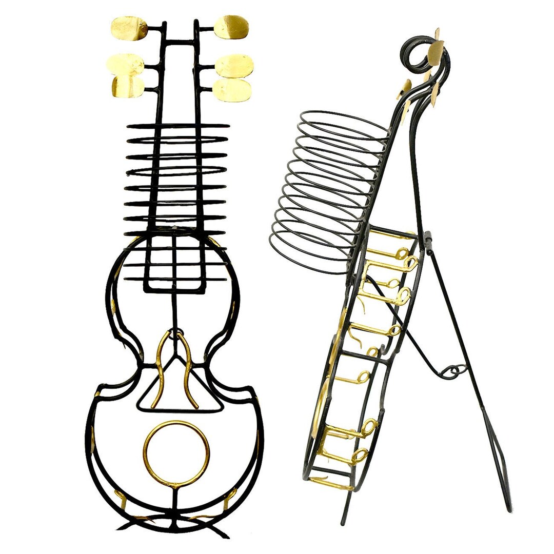 Handmade Metal Guitar CD Jewel Case Holder - 10 Slots - Etsy