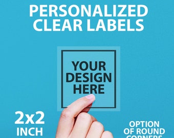 Custom Clear Stickers - Etsy