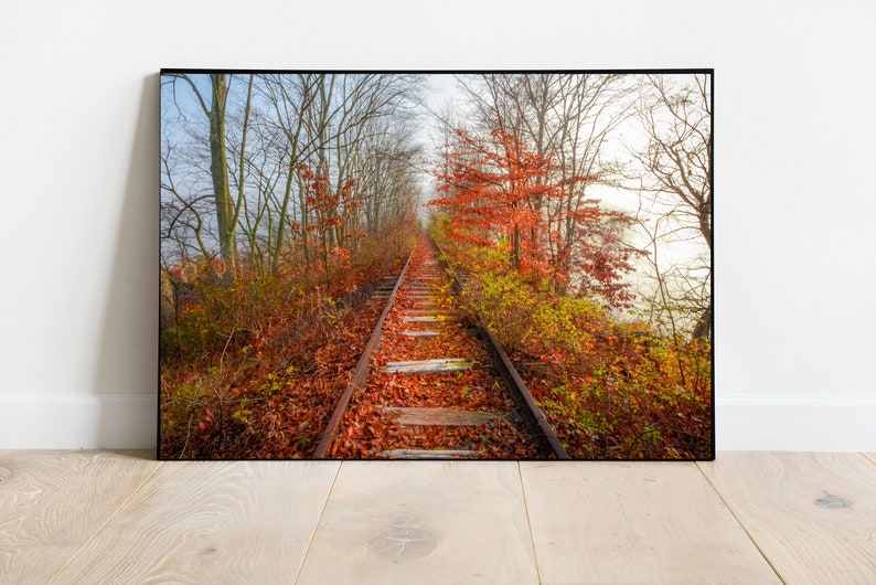 Railway to Nowhere, Railroad to Nowhere, Train Tracks, Fine Art ...