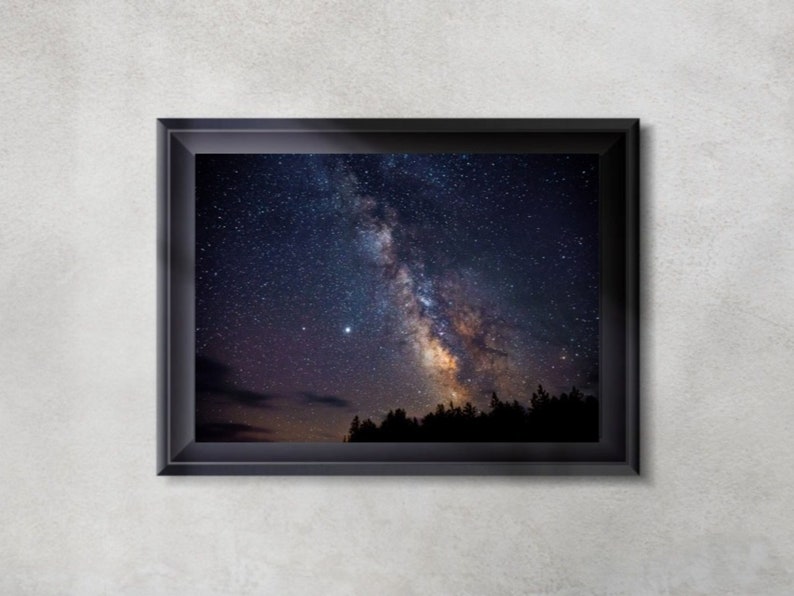 Cherry Springs PA, Milky Way Galaxy Print, Star Photography ...