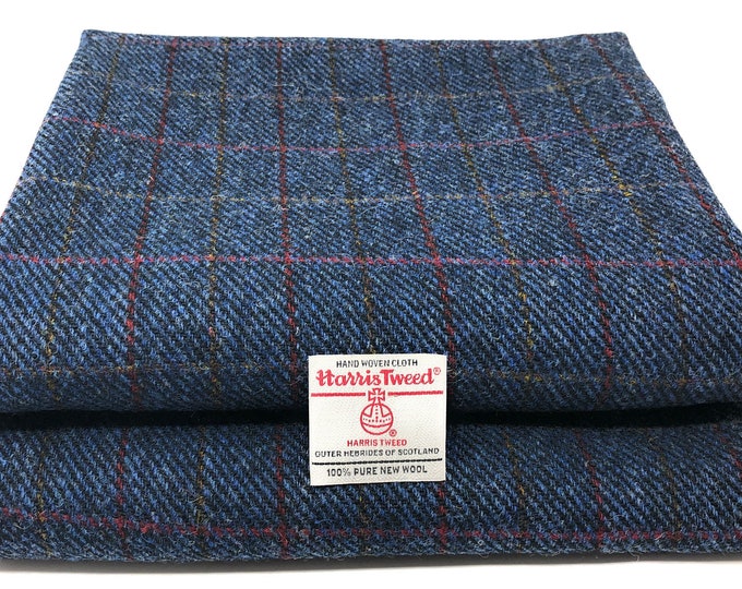 Harris Tweed Fabric, Deep Red Harris Tweed, Deep Red, Black Flecks, 100 ...