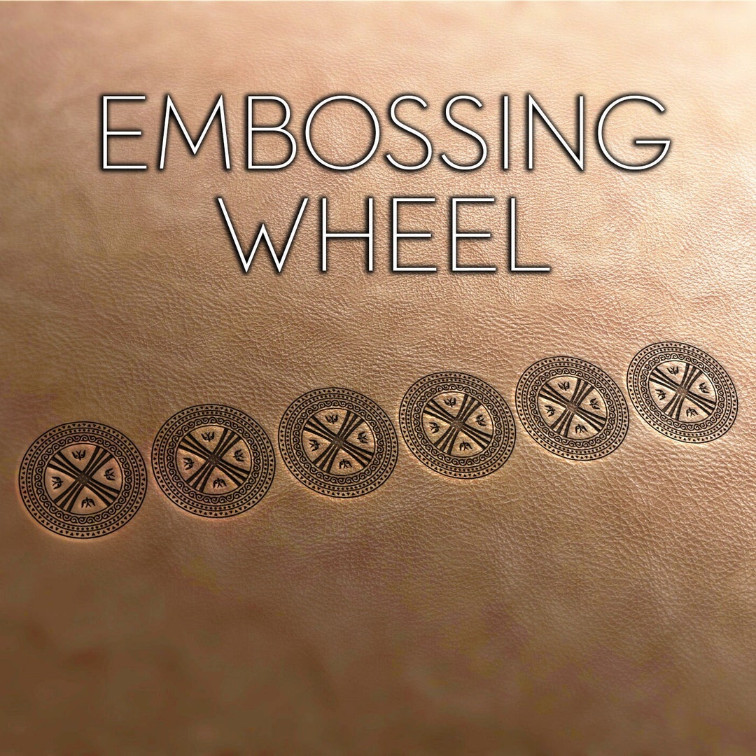 Leather Stamp: Embossing Wheel, Leather Tools, Leather Stamps, Craft ...